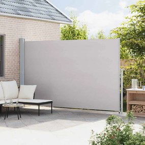 Zatahovací boční markýza 220 x 514 cm šedá 313431