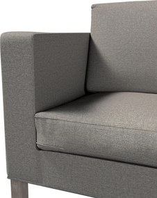 Potah na pohovku IKEA  Karlanda rozkládací, krátký barva šedá látka pletený vzor