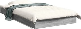vidaXL Rám postele 100 x 200 cm kompozitní dřevo [842062] Barva: šedá sonoma