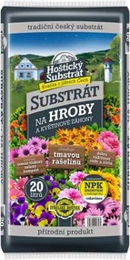 Hoštický Substrát na hroby a květinové záhony 20 l