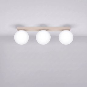 Sollux Lighting Stropní svítidlo YOLI 3 taupe