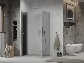 Mexen Lima sprchový kout 80x120cm, 6mm sklo, chromový profil-šedé sklo, 856-080-120-01-40
