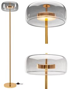 Toolight - podlahová stojací lampa Reno E27, 300216, zlatá, OSW-09853