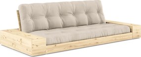 Karup Design  Rozkládací pohovka BASE - 747 Beige / Se dvěma bočními boxy