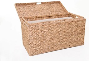 Truhla na prádlo BIG, vodní hyacint, šířka 90 cm natur