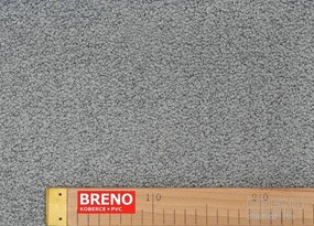 Breno Metrážový koberec SOPHIA 920 šedý, šíře 300 cm, Šedá