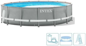 INTEX Prism Frame Pools Bazén 457 x 122 cm s kartušovou filtrační pumpou 26726NP