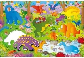 GALT Velké podlahové puzzle – dinosauři / 3 - 6 let