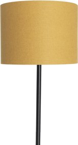 Stojací lampa Hailey Yellow 163cm