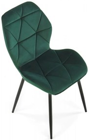 Designová židle Noel tmavě zelená