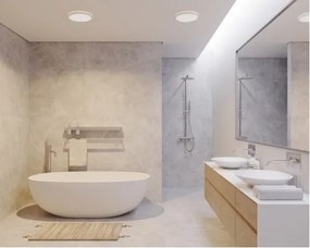 Stropní LED svítidlo NORDLUX Oja 29 chrom IP54 BATH 3000K/4000K 14,5W 2015026133