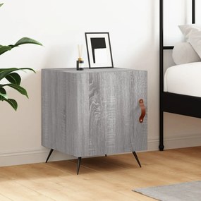 vidaXL Noční stolek 40 x 40 x 50 cm kompozitní dřevo [827508] Barva: šedá sonoma