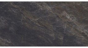 Mexen Brazilian Black lesklý rektifikovaný gres G1, podlahová a nástěnná dlaždice 120 x 60 cm, vysoký lesk - TL209-120-060-00