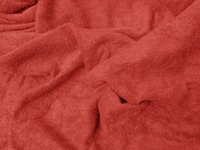 Froté prostěradlo EXCLUSIVE červené 180 x 200 cm