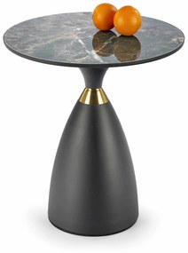 Konferenční stolek Mary (černá + zlatá). 1049507