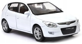008805 Kovový model auta - Nex 1:34 - Hyundai i30 (2009) Bílá