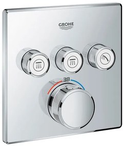 Grohe SmartControl Baterie vanová podomítková termostatická, třícestná 29126000