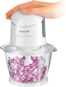 SENCOR SCB 5100WH-EUE3 Sekáček potravin / 800W / Nádoba 1L