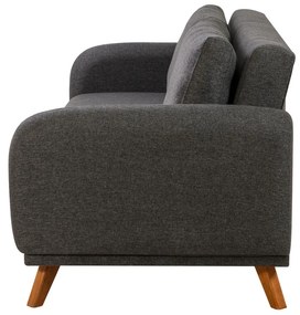 Hanah Home Set křesla a pohovky HERA antracitový 237 cm