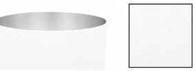 Závěsné svítidlo MEDIOLAN, 1x bílé/chromové textilní stínítko, (výběr ze 2 barev konstrukce)