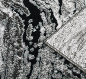 BE Koberec Miami Plus 0303 GREY - šedý obdélníkový Rozměr: 40x60 cm