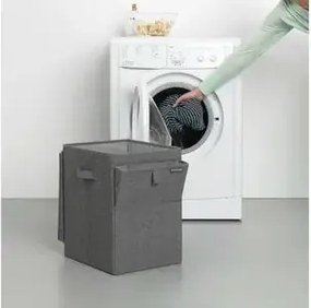 Brabantia Koš na prádlo 35 L stohovatelný černá / 44.5 x 37 x 32 cm