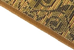 Kusový koberec Zoya 128 N – na von aj na doma, 80x165, žltá, chodba / predsieň, Oriental Weavers