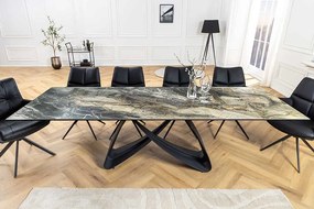 Roztahovací keramický stůl Bayarmaa 180-220-260 cm taupe