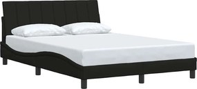 Rám postele bez matrace Hanko černý 120 x 200 cm textil 3310379