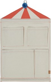 Krémový látkový závěsný organizér 40x1x60 cm Circus – OYOY Mini