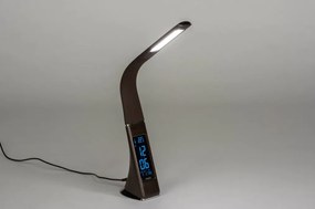 Stolní designová LED lampa Tyax Brown