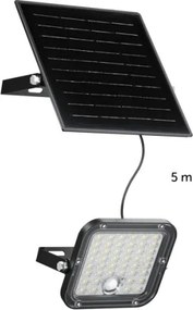 LED Solární reflektor se senzorem LED/10W/3,7V 4000K IP65 3600 mAh + DO