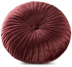 DEKORAČNÍ POLŠTÁŘ VELVET68 (FI) 40 CM BORDOVÁ