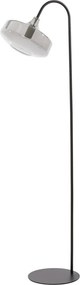 Černá stojací lampa (výška 160 cm) Solna – Light &amp; Living