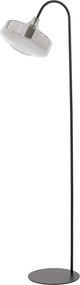 Černá stojací lampa (výška 160 cm) Solna – Light &amp; Living