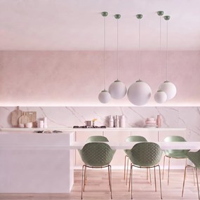 Sollux Lighting Závěsné svítidlo UGO 30 olivově zelené