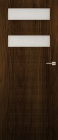 Interiérové dveře vasco doors SANTIAGO model 5 Průchozí rozměr: 70 x 197 cm, Orientace dveří: Levé dveře, Dekor: Ořech muškátový