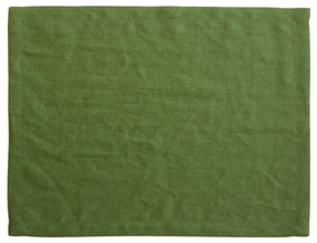 TULULUM Prostírání lněné - zelené, 45 x 35 cm, 2 ks v sadě