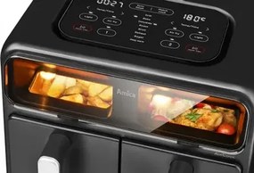 Amica AFM 7020 černá / Fritéza / 2400 W / 8 l / dotykový panel