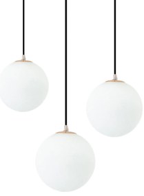 Toolight, závěsné svítidlo 1xE27 APP1249-1CP, zlatá, OSW-40037