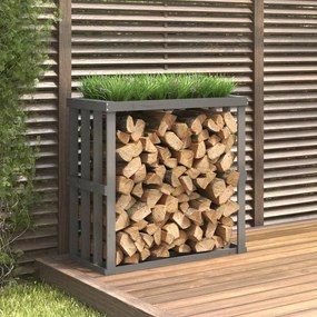 vidaXL Venkovní stojan na dřevo 108x52x106 cm masivní borovice [822627] Barva: Přírodní