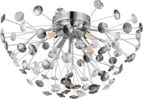 XXXLutz KŘIŠŤÁLOVÉ STROPNÍ SVÍTIDLO, 45/25 cm Globo - Online Only svítidla - 004558495201