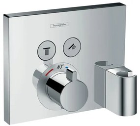 Hansgrohe Shower Select - Termostatická baterie pod omítku, se 2 výstupy, chrom 15765000