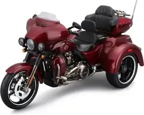 Maisto - H-D Trikes - 2021 CVO Tri Glide, metal červená, 1:12