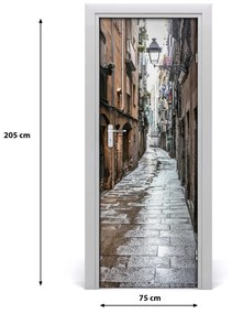 Fototapeta samolepící na dveře Stará ulička 75x205 cm