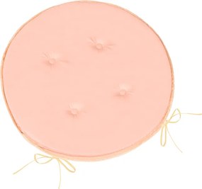 Bellatex Sedák Adéla kulatý hladký Oranžová 40 cm, (průměr)