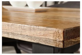 Massive home | Designový jídelní stůl z masivu Iron Craft Mango 180cm 45mm