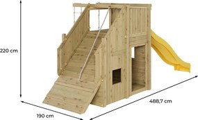 Marimex | Dětské hřiště Marimex Play Basic 016 + žlutá skluzavka | 11640674