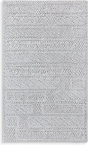Koberec Porto1, 60x100 cm, stříbrný