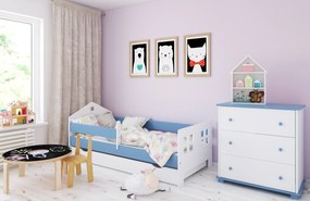 BabyBeds Dětská postel POLA Velikost postele: 160x80 cm, Barevné provedení: Růžová, Úložný prostor: Ano, s úložným prostorem Bílá